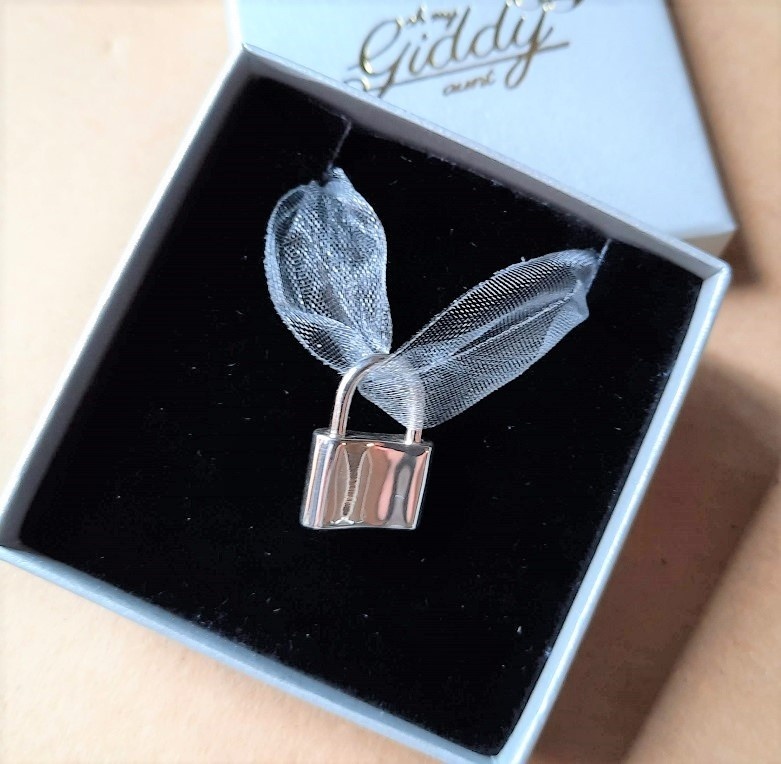 sterling silver padlock love lock pendant or charm |buy online Australia