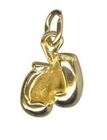 Boxing glove charms in a large size in Sterling Silver or 9ct gold, online