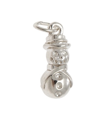 Christmas Pudding Charm for bracelet or keepsake in Silver or 9ct Gold ...