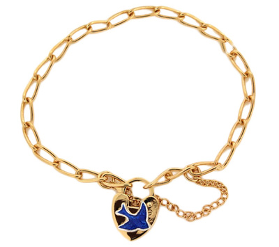 Bracelet Bluebird ID for child in Sterling Silver or yellow Gold ...