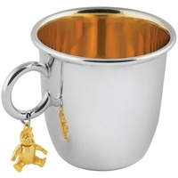 Hallmarked sterling silver Christening cup Ari D. Norman | Baptism Gift ...