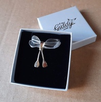 Rowing oar charm or pendant |single or pair of oars|silver or 9ct gold ...