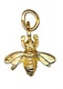 Bee charm, small in sterling silver or solid 9ct yellow, rose or white gold