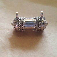 Opening capsule pendant locket sterling silver|online Australia
