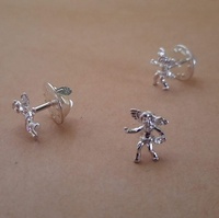 Guardian angel cherub pin| sterling silver |Australian made