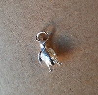 Penguin Charm Australian made in sterling Silver or Gold for bracelet ...