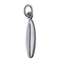 surfboard charm sterling silver or 9ct yellow gold, Australian made ...