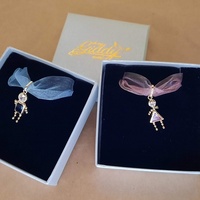 Gem baby girl or gembaby boy pendants sterling silver or 9ct yellow ...