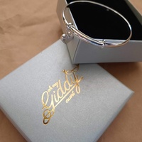 Silver, 9ct Gold Baby Expander Bangle | Expandable Baby Bangle