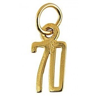 number charm for seventy|70 birthday or anniversary|online Australia