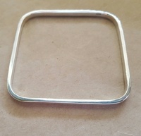Bangle square shape sterling silver|buy online Australia