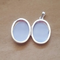 Bluebird locket oval shape in sterling silver or 9ct yellow gold|online ...